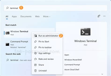 5 ways to open windows terminal as admin in windows 11 password recovery