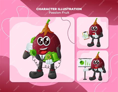 Premium Vector Cute Passion Fruit Character Skateboarding