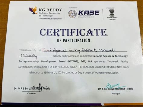 Aarchi Agarwal On Linkedin Learning Fdp Thanks