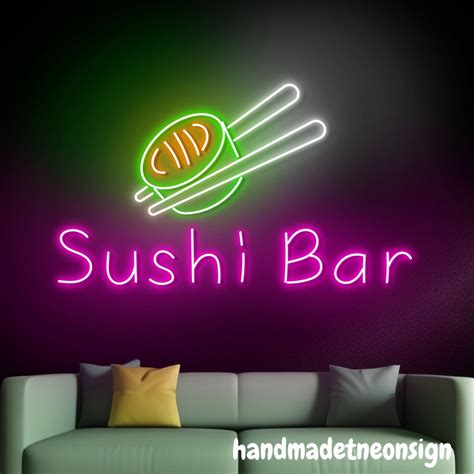 Sushi Bar Neon Sign Sushi Led Light Japanese Sushi Neon Light Japan