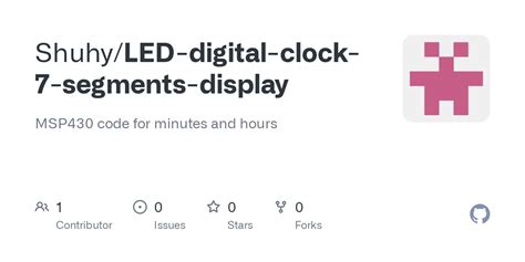 GitHub Shuhy LED Digital Clock Segments Display MSP Code For Minutes And Hours