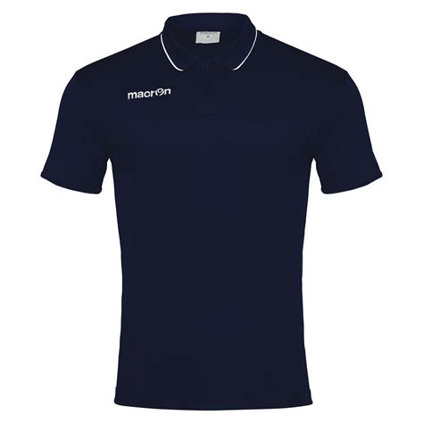 Draco Polo Navy Wht Macron Store Adelaide