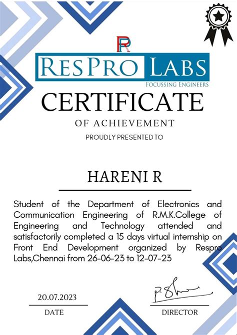 Hareni Ramesh On Linkedin Internshipcompleted Newbeginnings