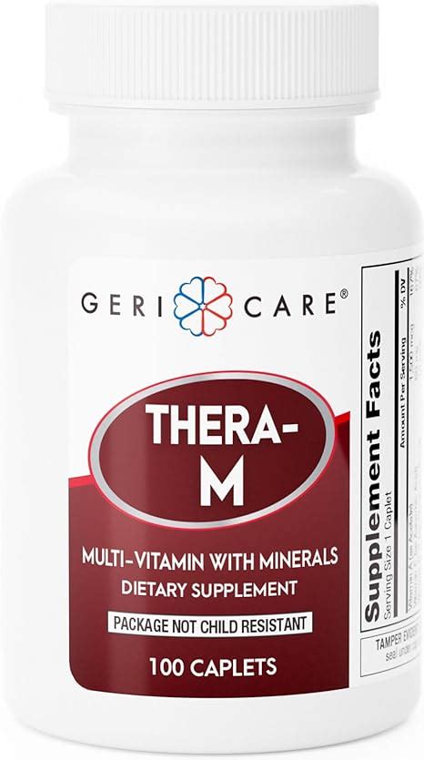Amazon.com: GeriCare Thera High Potency Multivitamin with Mineral ...