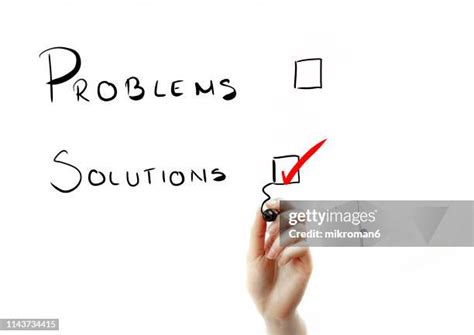 Problem Solution Chart Photos And Premium High Res Pictures Getty Images