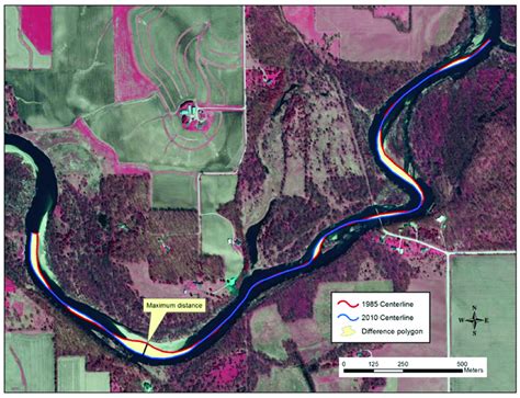 Stream Migration Measured In A Sixth Order Watershed Base Map Is 2010