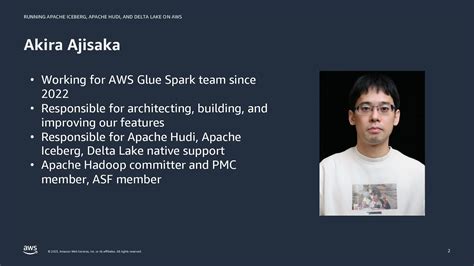 running apache iceberg apache hudi and delta lake on aws speaker deck