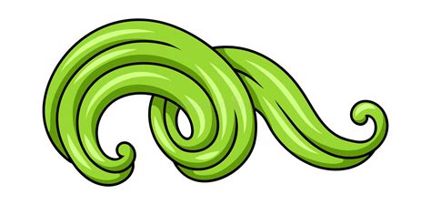 Wave Line Curl Color Striped Texture Stock Illustration Illustration Of Hair Twisted 263356107