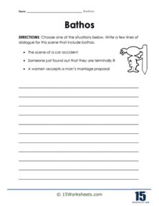 Bathos Worksheets 15