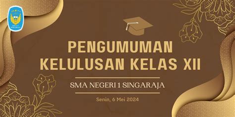 Pengumuman Kelulusan Siswa Kelas Xii Tp 2024 2025 Sma Negeri 1 Singaraja