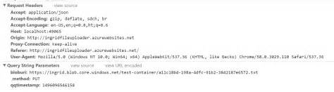 Fine Uploader Cors Configuration Issue With Fineuploader Azure