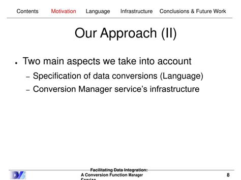 Ppt Facilitating Data Integration A Data Conversion Function Service