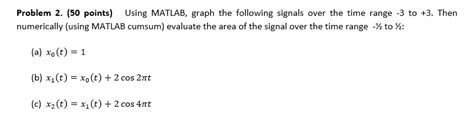 Solved Problem Points Continuous Time System Chegg