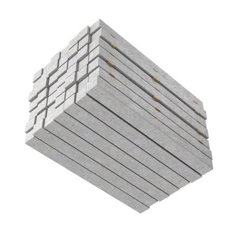 3d Stack Of Concrete Slabs Model Turbosquid 2142069
