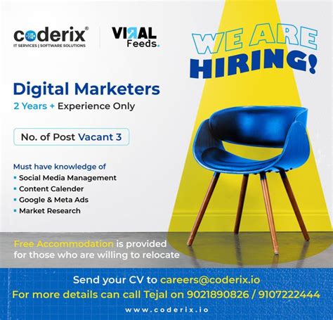 Coderix Goa Ponda Hiring Jobs Jobsearch Job Nowhiring