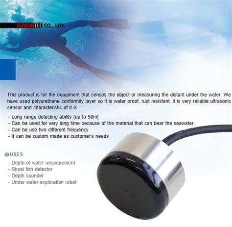 Ultrasonic Sensor For Underwater Tradekorea
