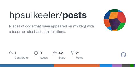 GitHub Hpaulkeeler Posts Pieces Of Code That Have Appeared On My Blog With A Focus On