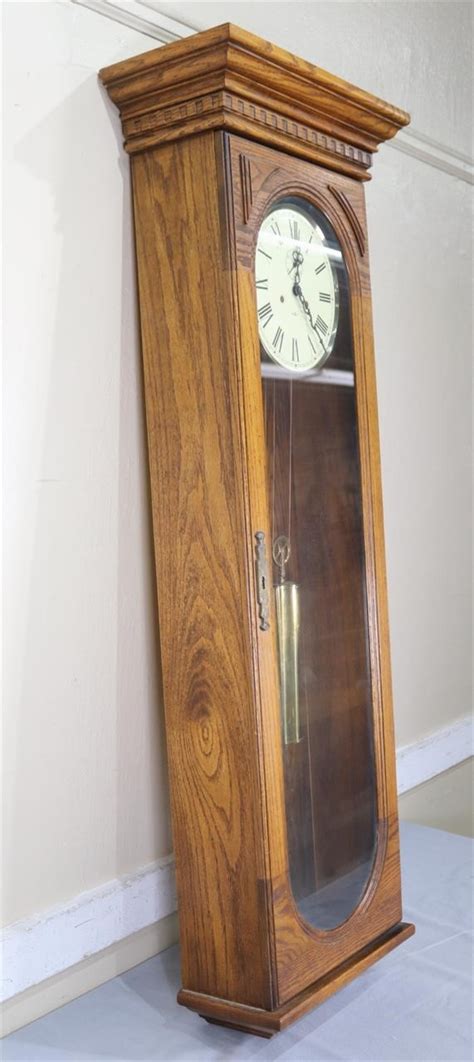 Howard Miller Howard Miller Oak Wall Regulator Clock Mutualart