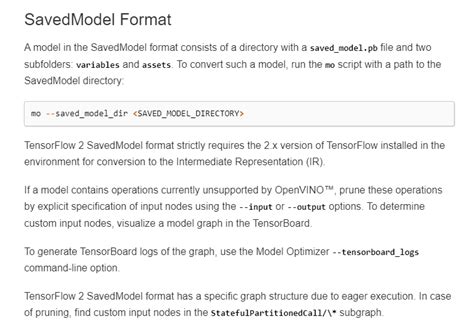 converting a savedmodel tensorflow format to luxonis blob format