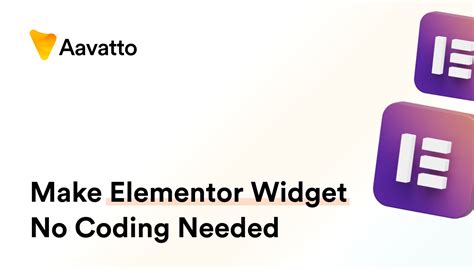 Create Elementor Widget No Coding Needed For SEO Boost Aavatto