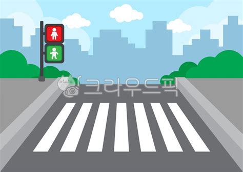 Road 도로 횡단보도 신호등 교통 사진이미지일러스트캘리그라피 티쏘야작가