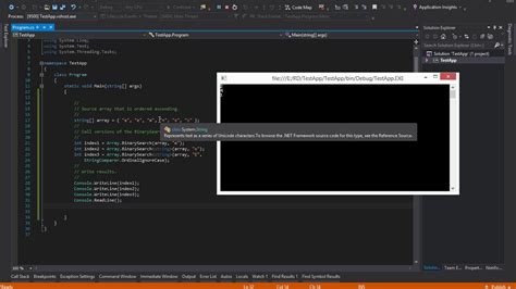 How To Use Arraybinarysearch Method In C Youtube
