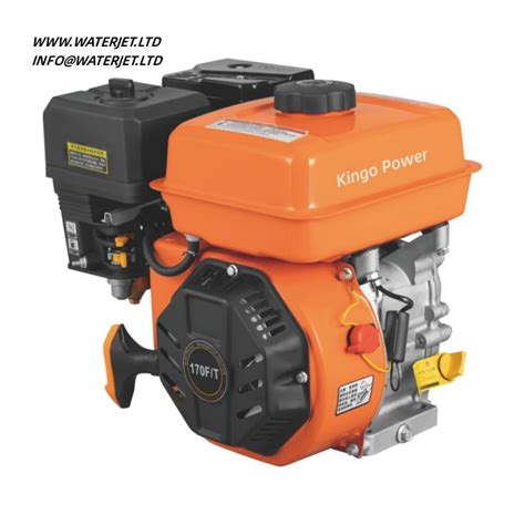 168 Gasoline Giner 4 Stroke Waterjet Technology
