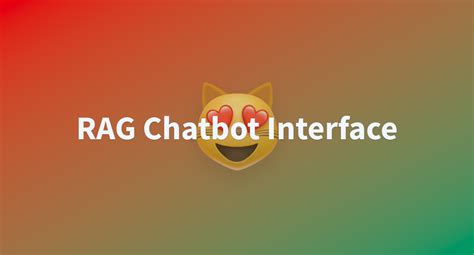 Logeswaransr RAG Chatbot Interface At Main