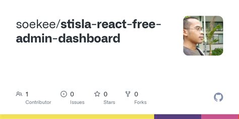 GitHub Soekee Stisla React Free Admin Dashboard