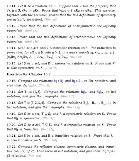 Solved Let R Be A Relation On S Suppose That R Has Chegg Com
