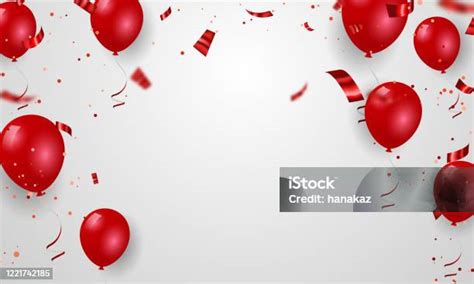 빨간 풍선 색종이 개념 디자인 국가 주권 과 어린이 의 날 터키 인사 배경 축하 벡터 그림입니다 2020년에 대한 스톡 벡터