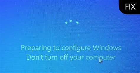 Computer Gets Stuck On Preparing To Configure Errortools