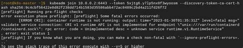 Kubernetes Node Fails To Join Cluster Stack Overflow