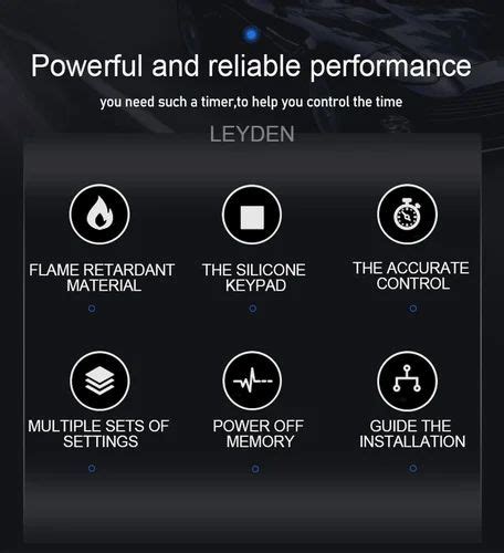 LEYDEN AHC A VAC Din Rail Timer Switch ON Off Program Day Auto Off Countdown Timer At