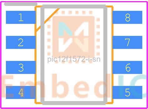 pic12f1572 i sn microchip 8bit mcu embedic