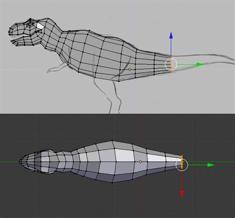 modeling uvmapping and texturing a low poly t rex in blender part 1