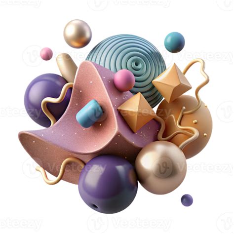 elegant vintage abstract shapes morphing animation isolated