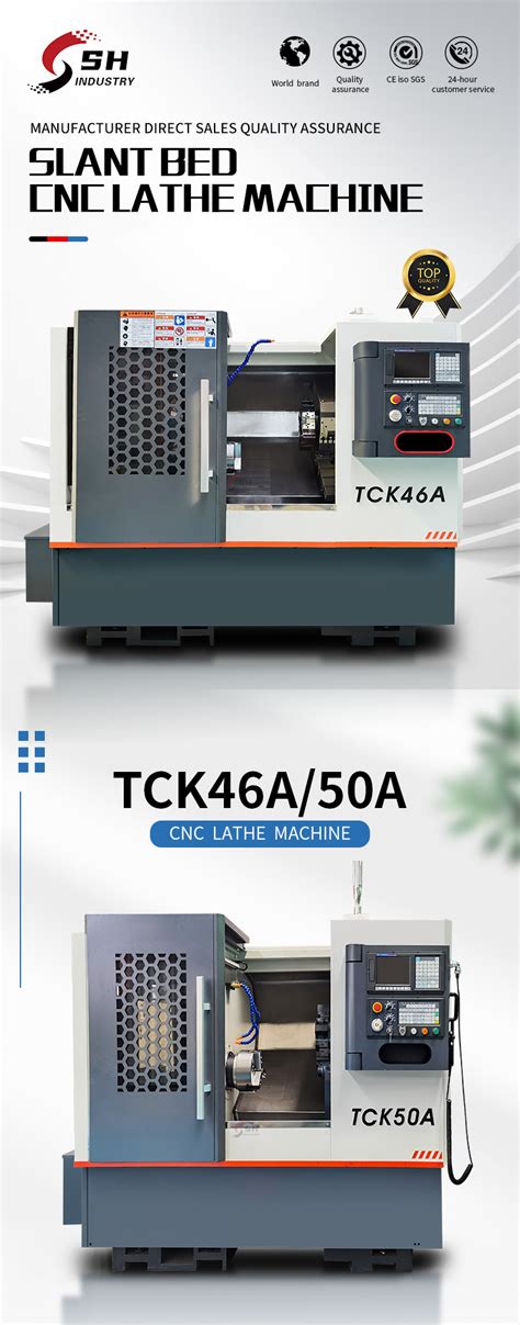 High Precision Turning Lathe Tck46a Small Slant Bed Mini Cnc Lathe China Cnc Lathe And Mini