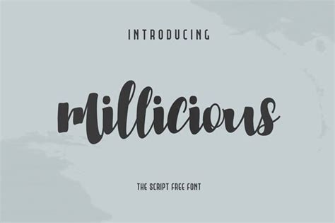 DLOLLEYS HELP Millicious Free Font Free Font Handwritten Fonts Script