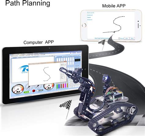 xiaor geek raspberry pi smart wifi robot car kit con cámara 2dof hd