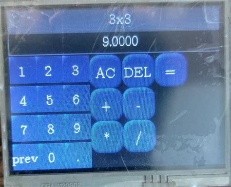 Scientific Calculator Using Touchscreen Embedded Systems