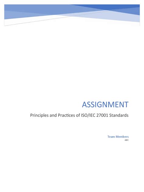 An In Depth Analysis Of The Principles And Requirements Of Iso Iec 27001 Information Security