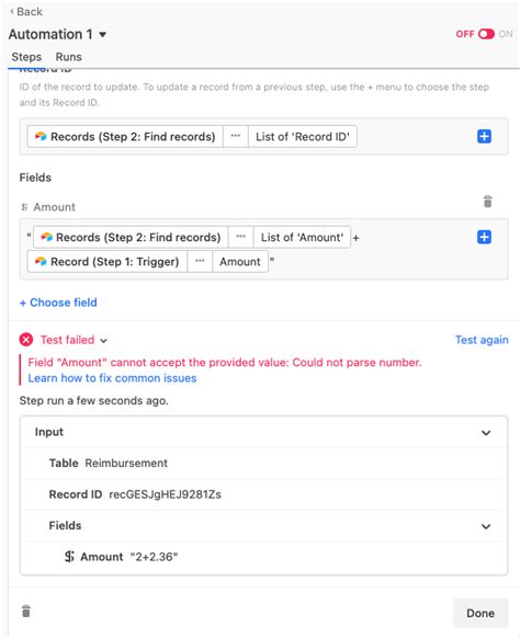 Automation Calculation Not Working Airtable Community