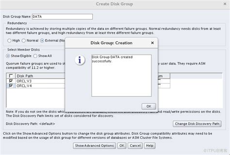 Oracle Racdg环境搭建（centos 7oracle 12c）七） 配置asm共享磁盘组 关系型数据库 亿速云
