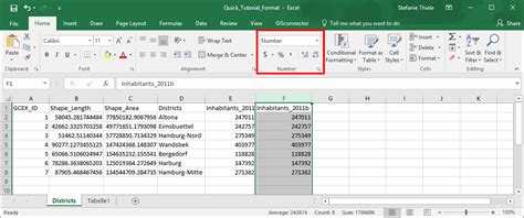 Gisconnector For Excel Helplection B The Non Specific Excel Format