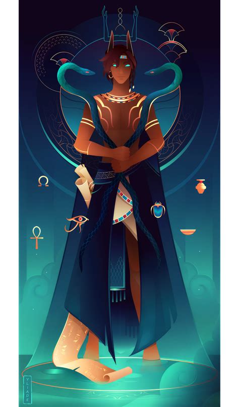 Heka ~ Egyptian Gods By Yliade On Deviantart Egyptian Gods Greek Mythology Art Ancient