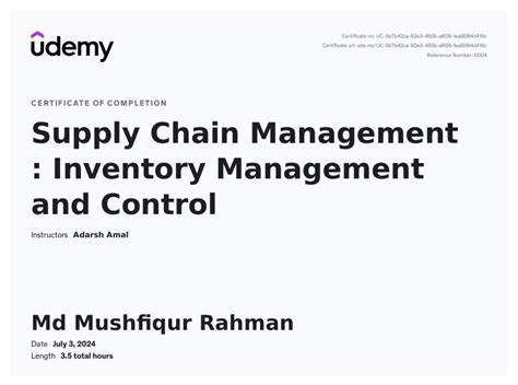Mushfiqur Rahman On Linkedin Inventorymanagement Supplychain Learning