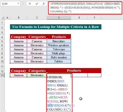 How To Lookup Multiple Values In Excel 10 Ways Exceldemy