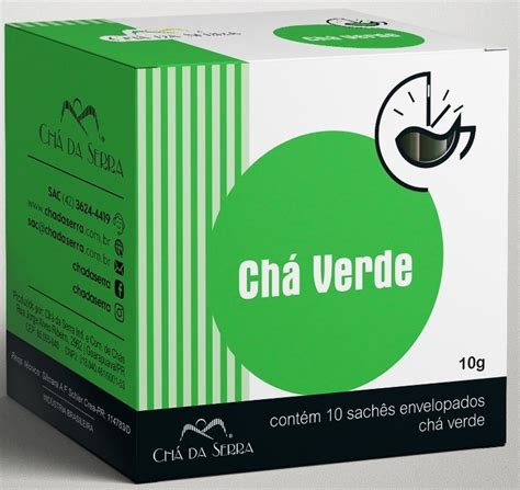 ChÁ Verde 10g Chá Da Serra