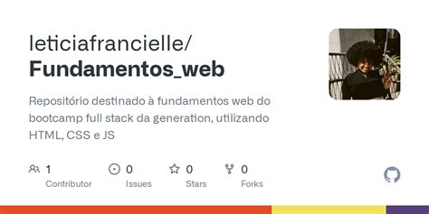 github leticiafrancielle fundamentos web repositório destinado à